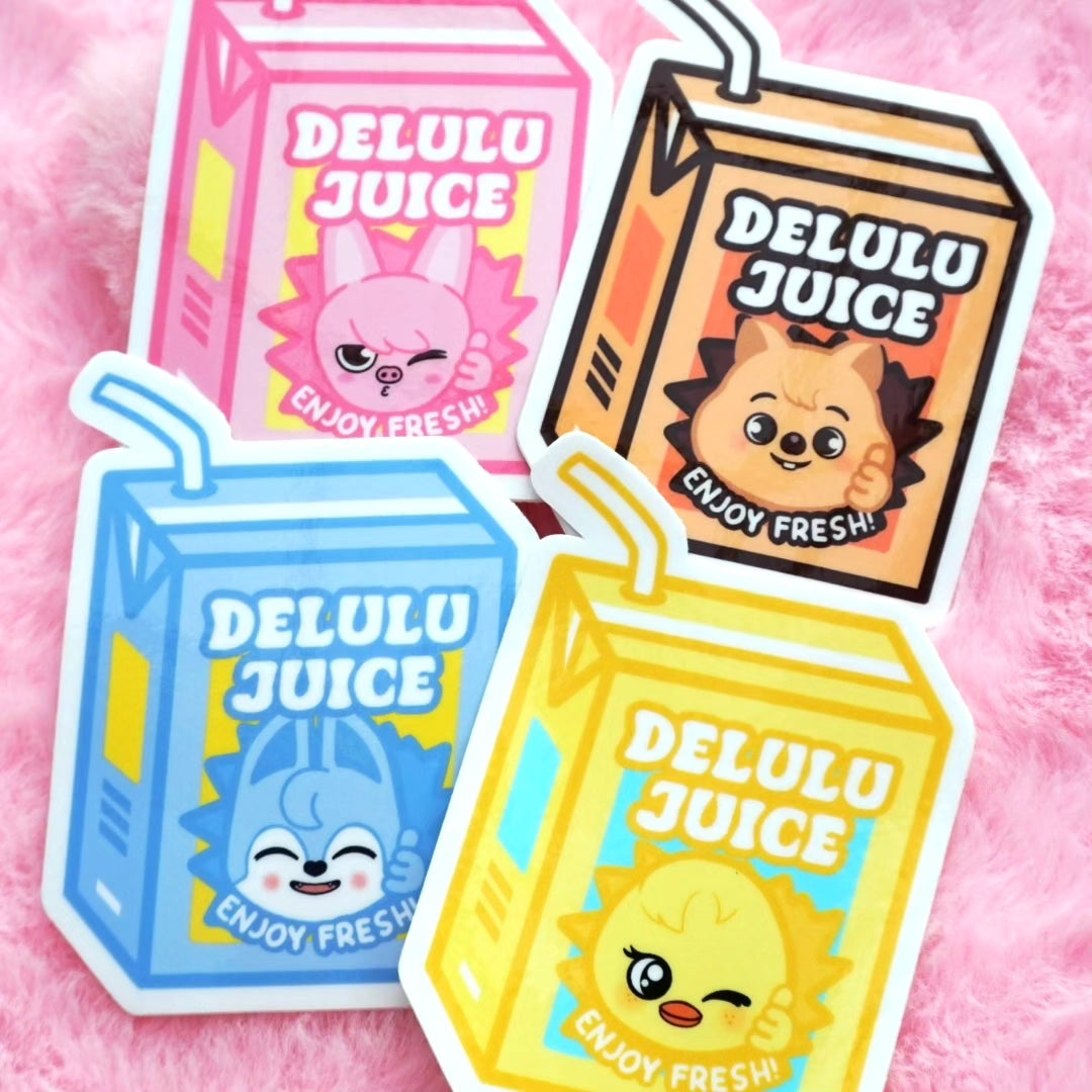 SKZ Delulu Juice Stickers – Nori Teahouse